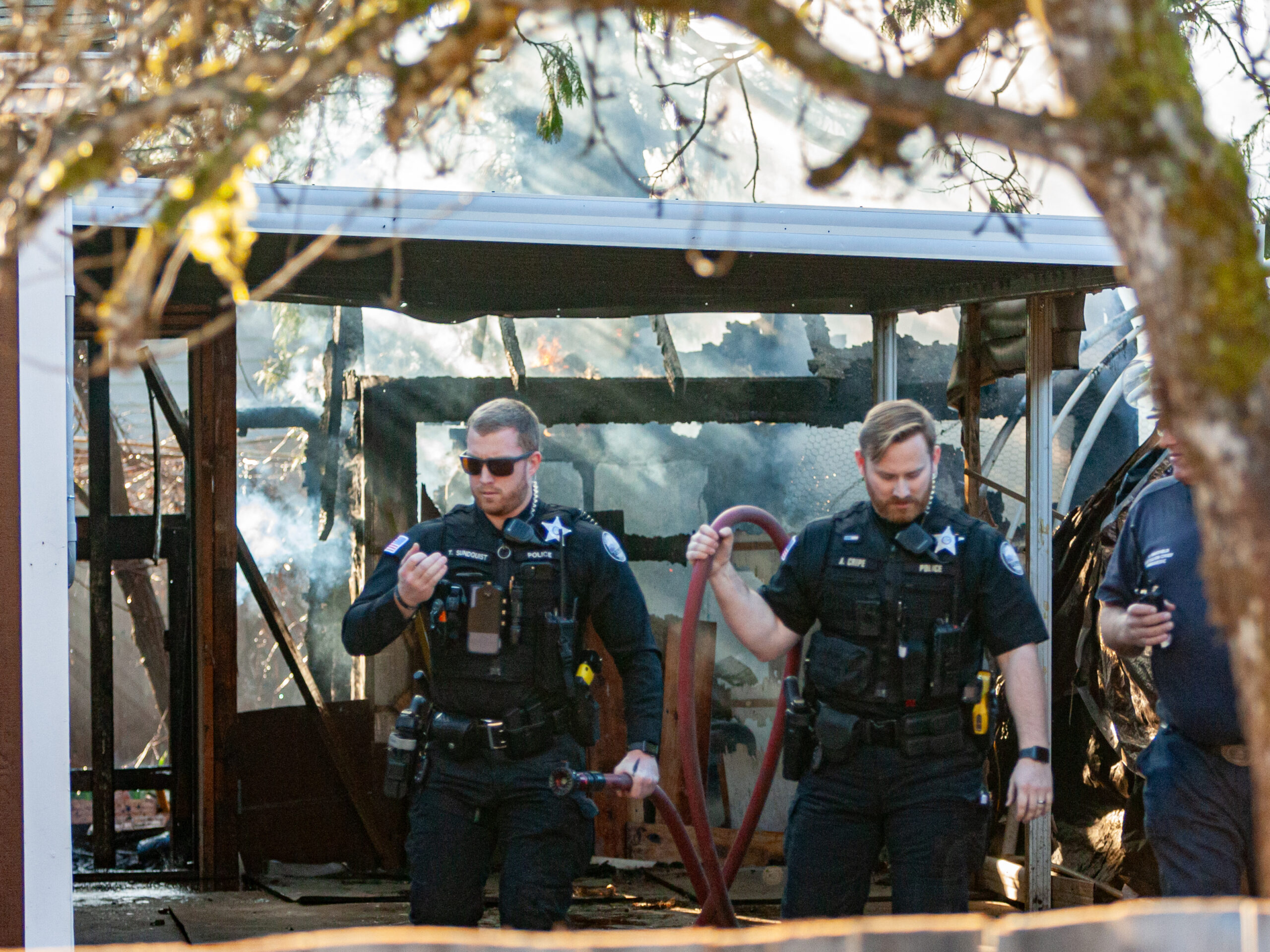 Firefighters Battle Wildfire and Structure Fire in a Day of Multiple ...