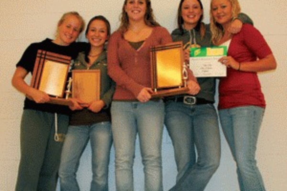 Volleyball award winners - The New Era