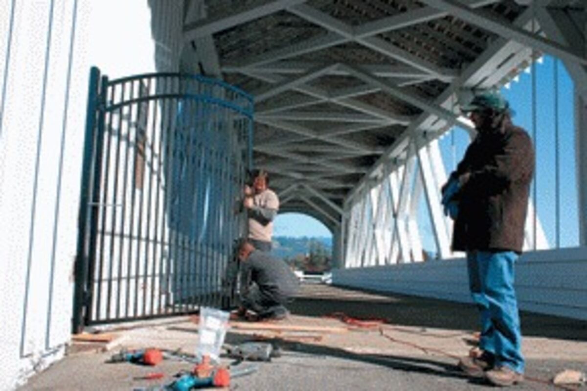 Vandals force bridge gate installations - The New Era