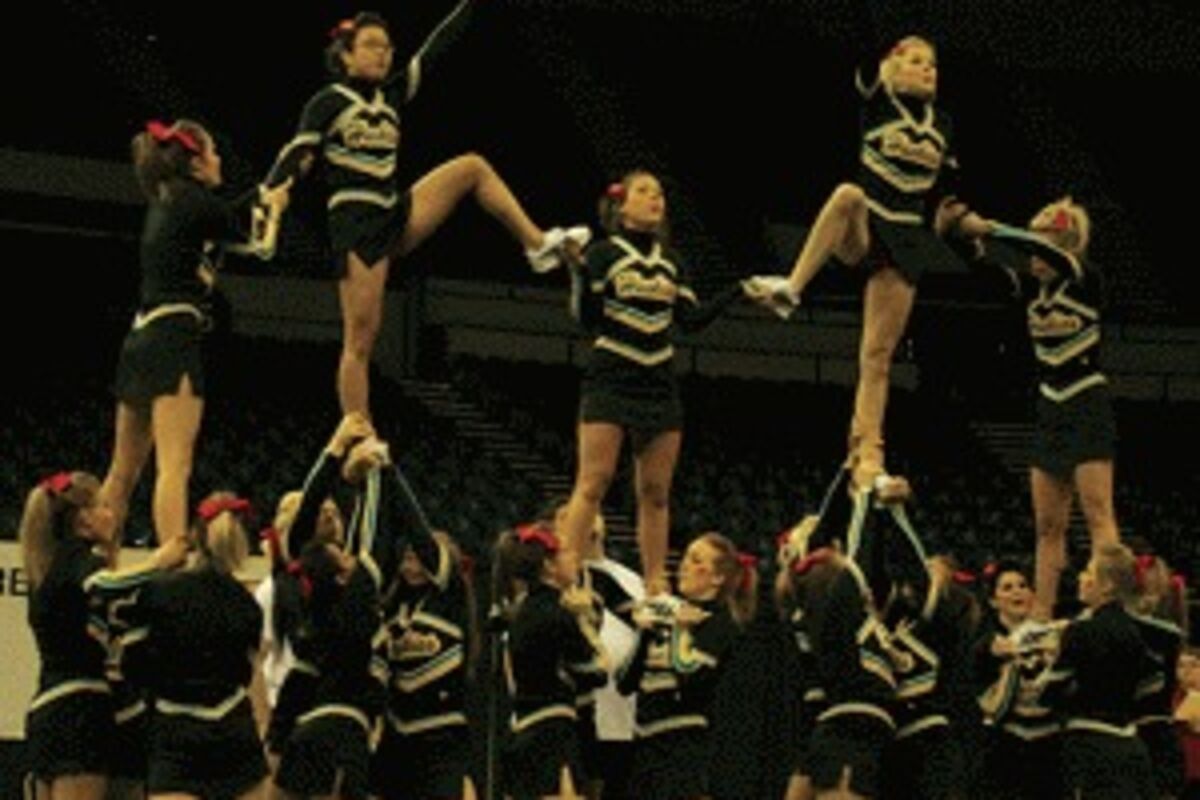 Cheer squad wins second state championship - The New Era