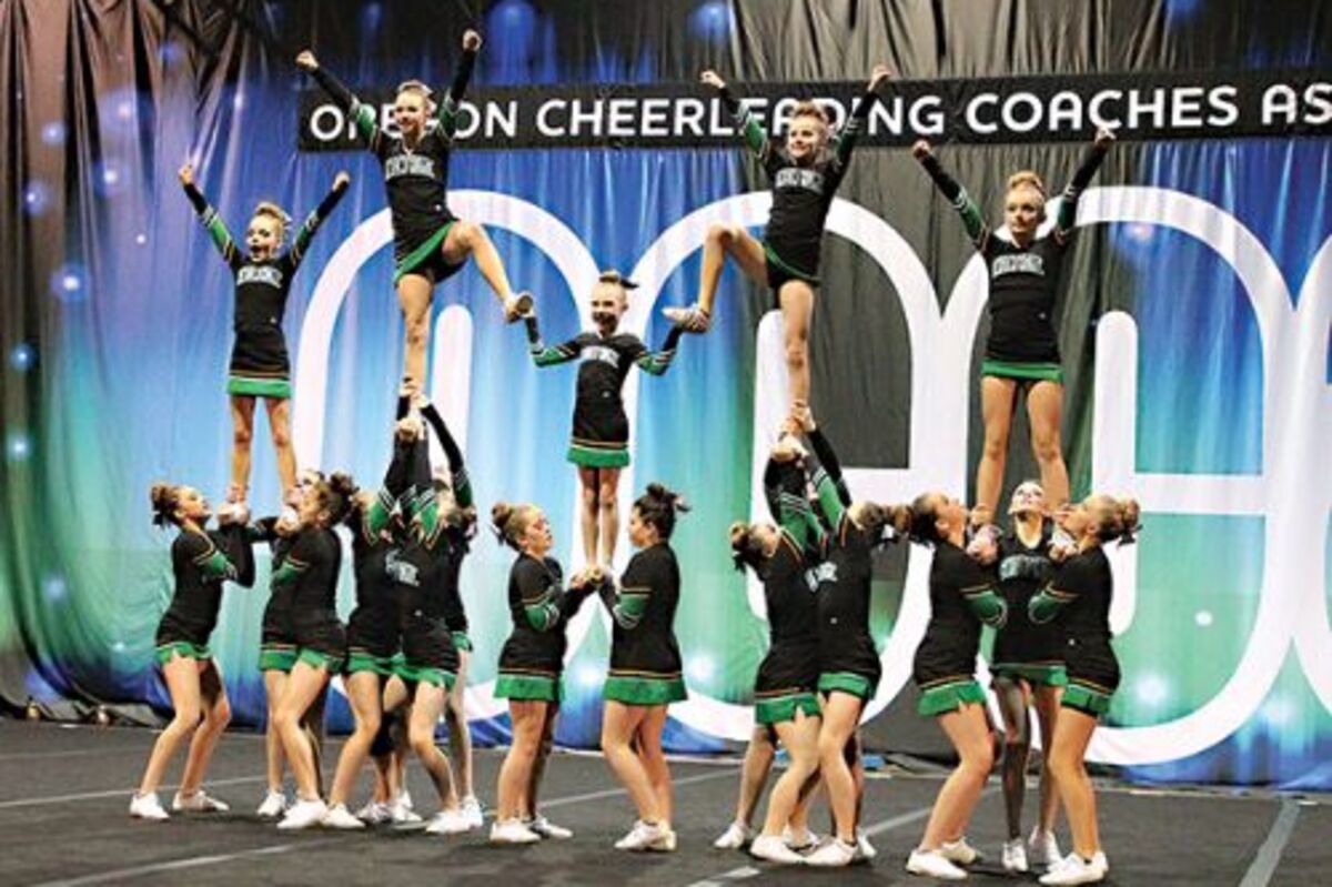 Junior cheer second at state - The New Era