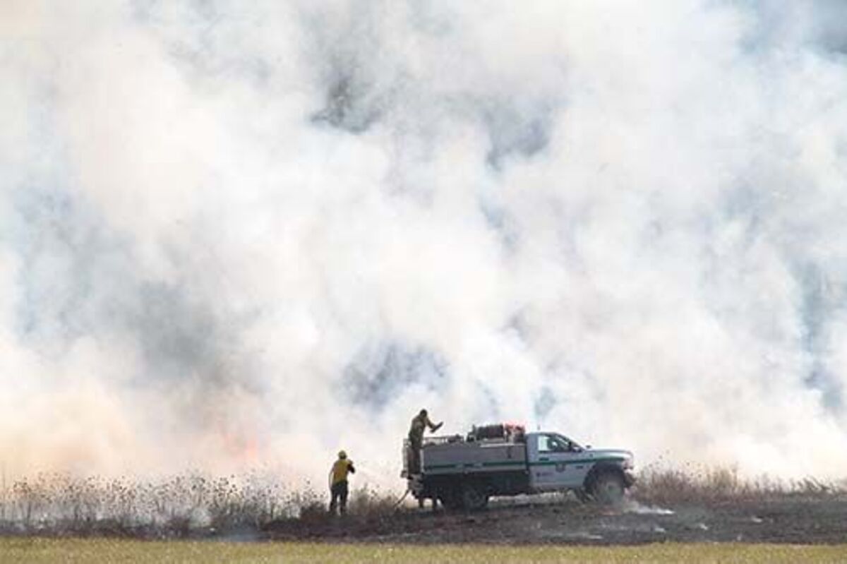 After ‘high’ danger warning, power line failure sparks fire - The New Era