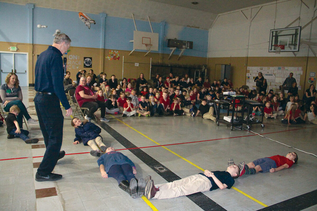 Astronaut gives Charter School students up-close glimpse of space - The ...