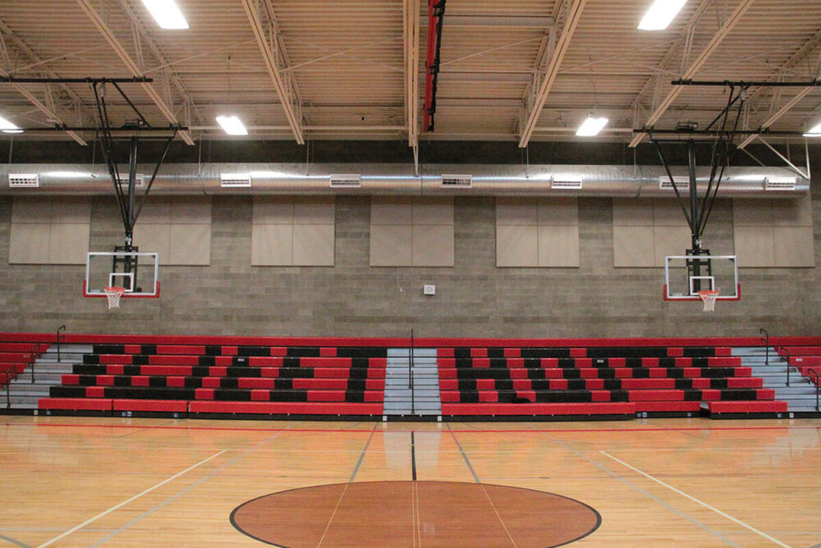 New bleachers in junior high gym; COVID-19 still a concern - The New Era