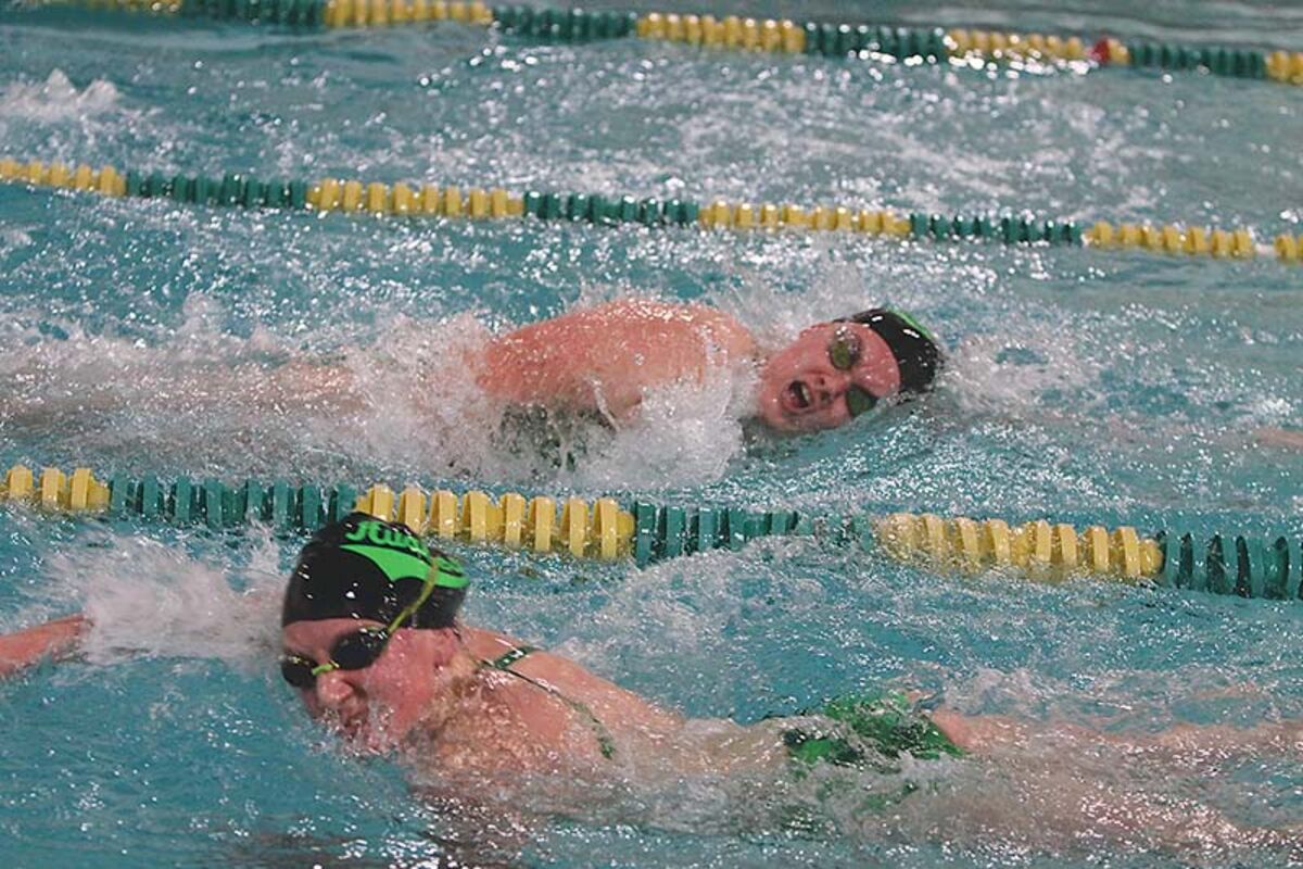 Swimmers swamp foes in final meet - The New Era