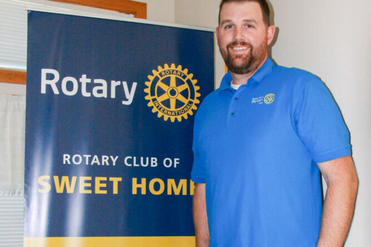 Aaron Hegge named new Sweet Home Rotary Club president - The New Era