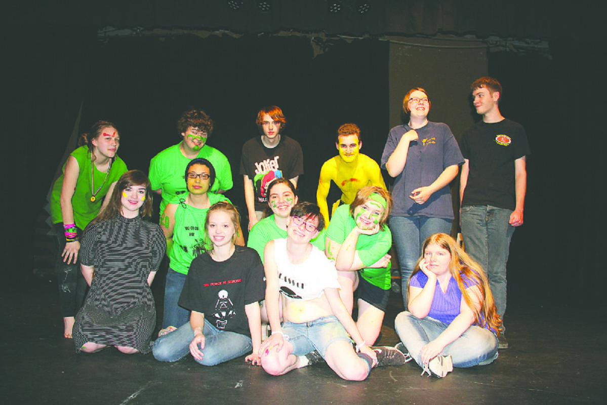 Dr. Seuss on playbill for high school drama program - The New Era