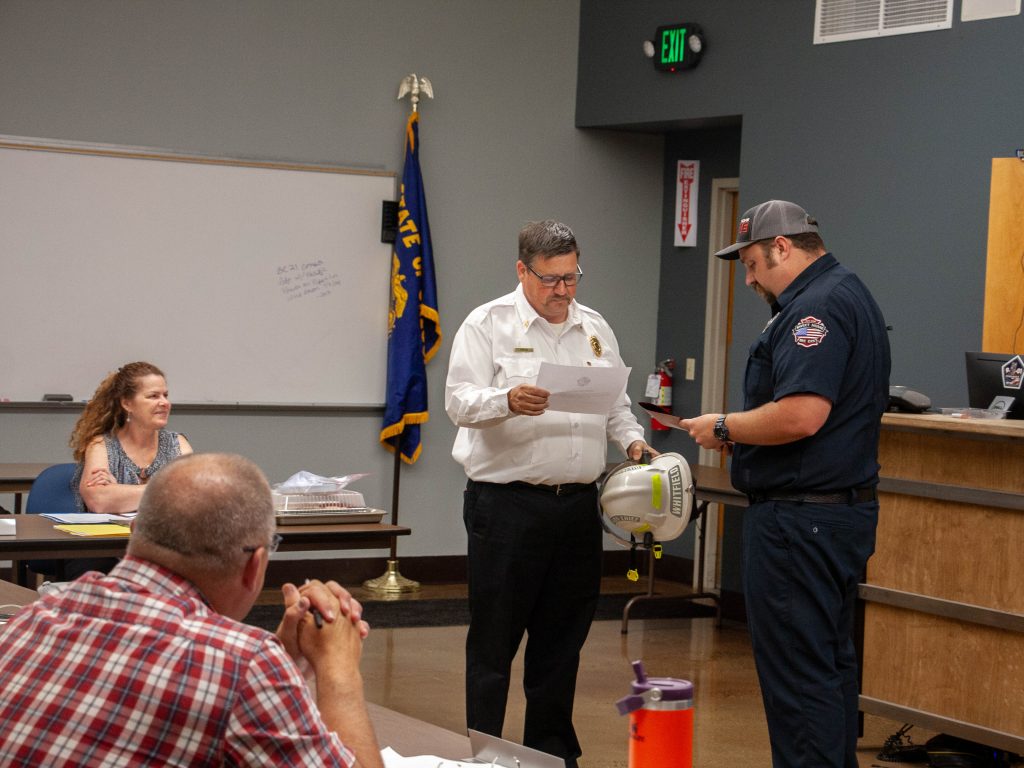 Wildland Division Chief Sworn In - The New Era