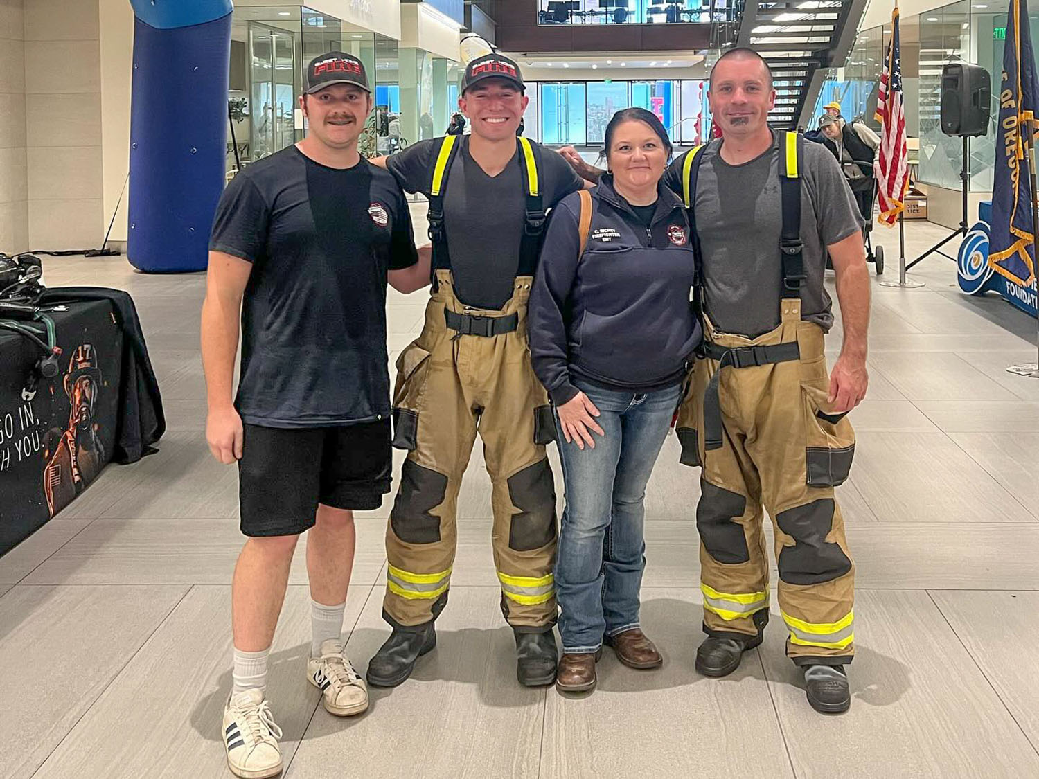 Sweet Home Firefighters Climb 3,200 Steps - The New Era
