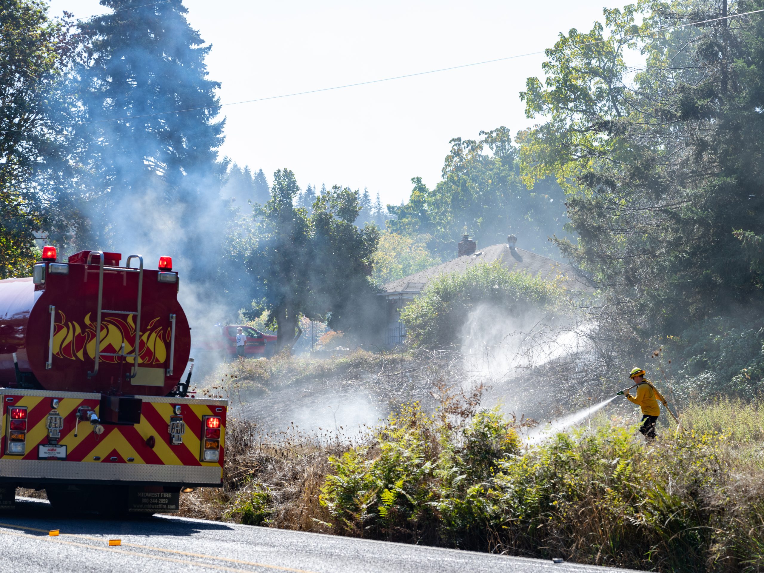 Firefighters Stop Illegal Burn Near Sweet Home - The New Era