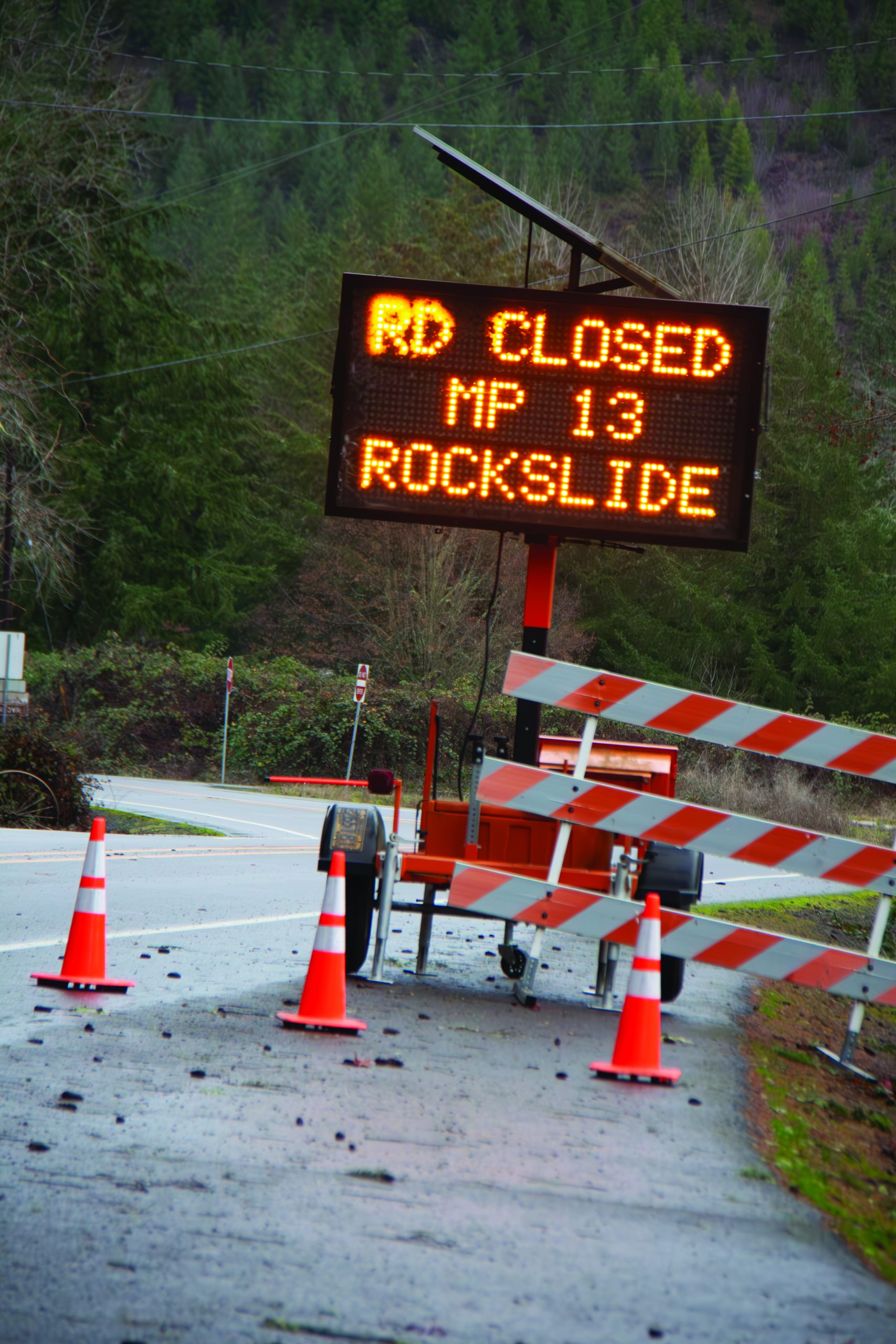 Quartzville Road closed for second time in two weeks - The New Era