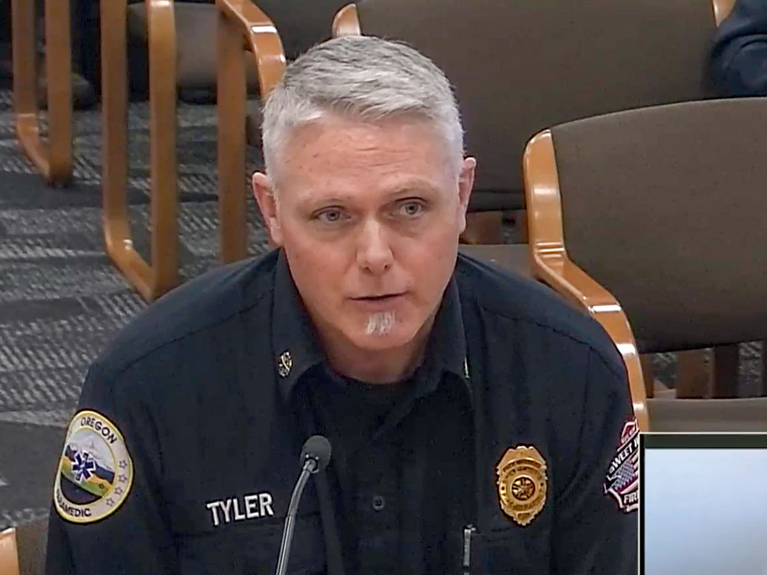 Fire Chief Represents Sweet Home for Fire Funding Support - The New Era