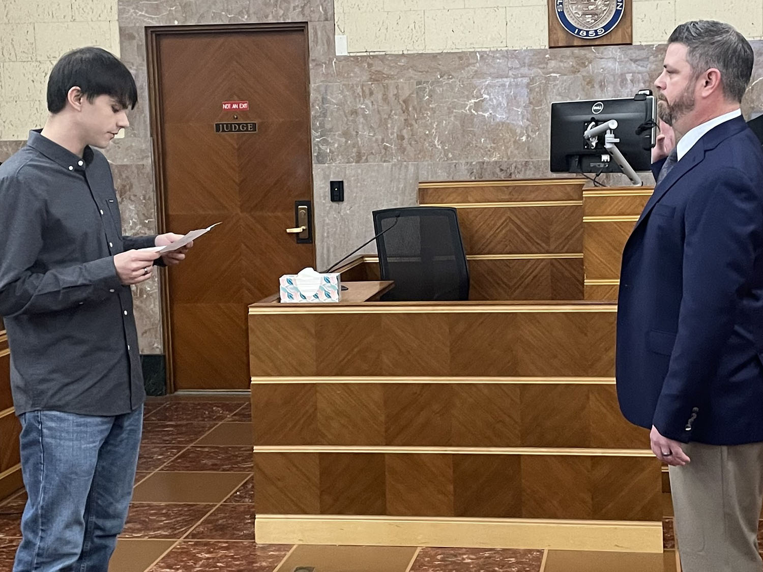 County swearing-in ceremony includes new, veteran faces - The New Era