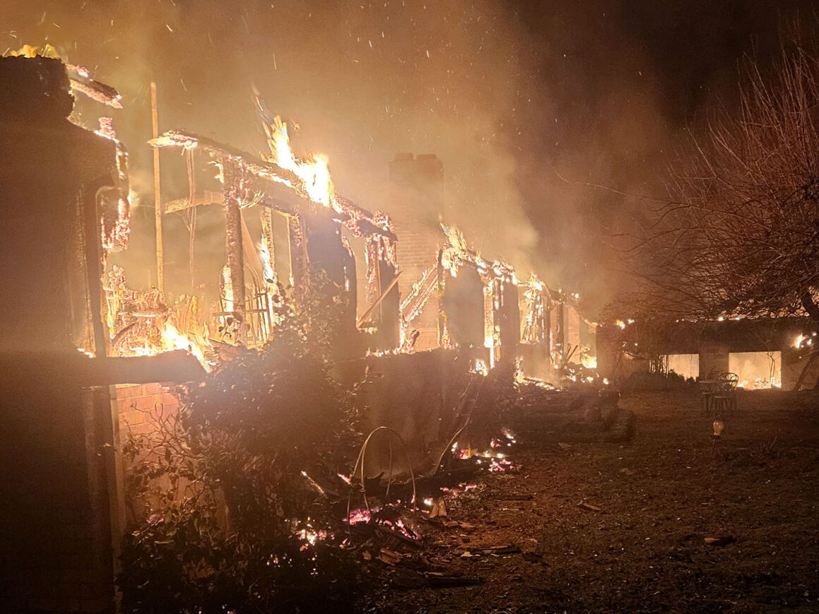 Fire destroys residence off Old Hufford - The New Era