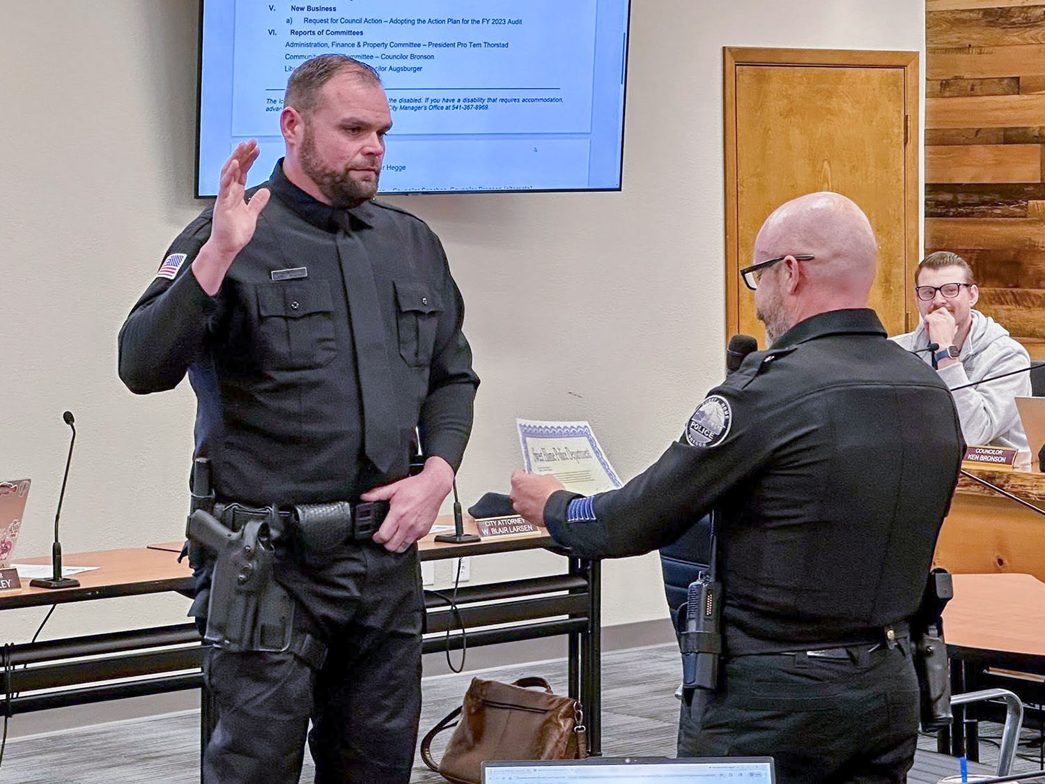 Sweet Home: 2025 police stats good, new officer hired - The New Era